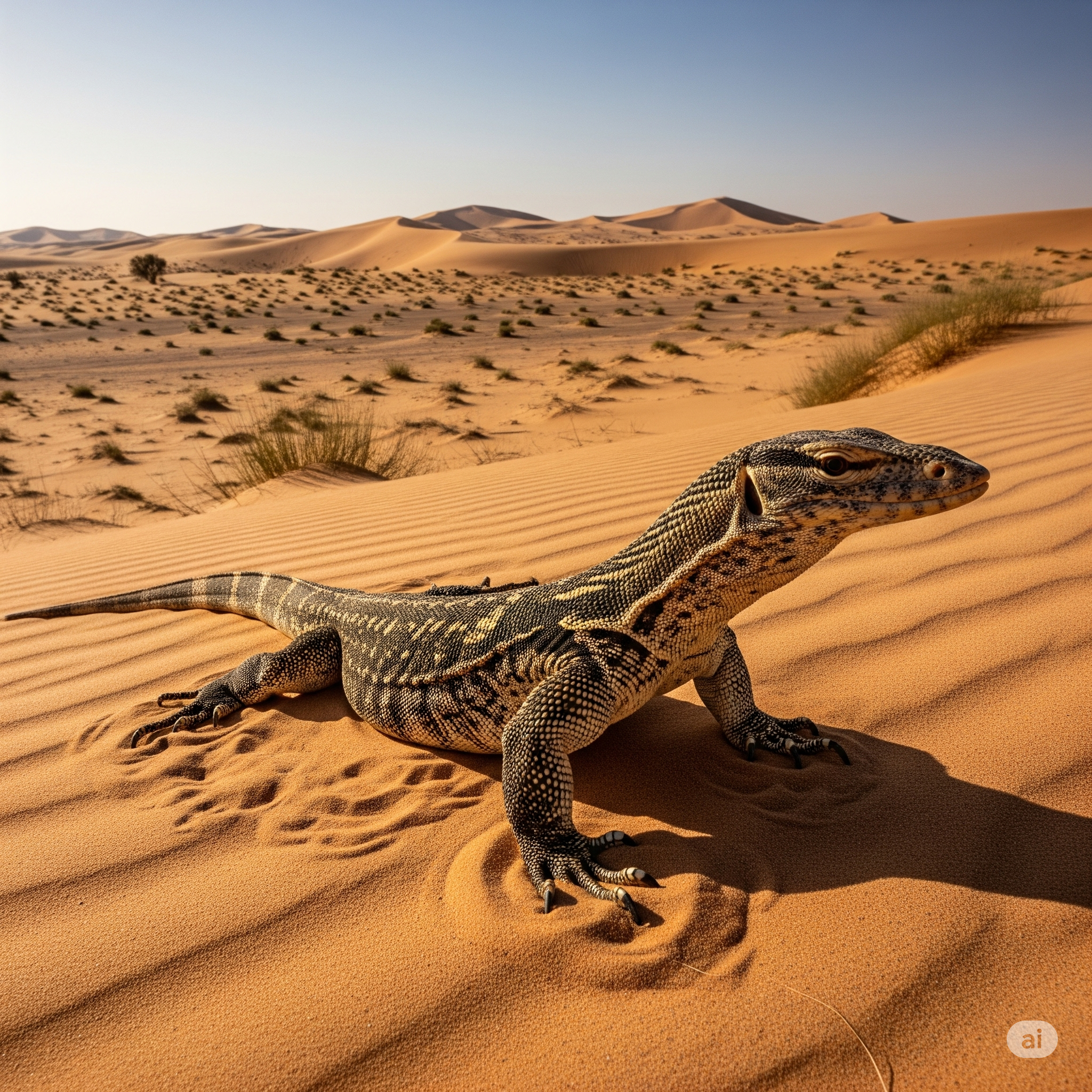 Desert Monitor (Varanus griseus) | KÜRE Encyclopedia